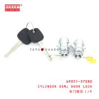 China ISUZU HINO Door Lock Cylinder Assembly 69051-37080 12V 24V Compatible for sale