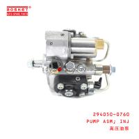 China 294050-0760 Injection Pump Assembly for ISUZU HINO J08E 12V Diesel Engine for sale