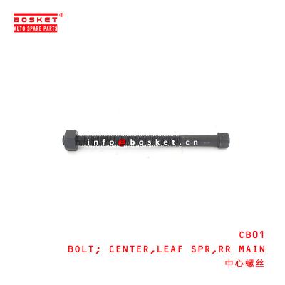 China CB01 Rear Main Leaf Spring Center Bolt for ISUZU HINO300 N04C 4JJ1 8-97170160-0 for sale