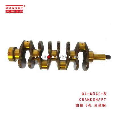 China QZ-N04C-8 Crankshaft for ISUZU HINO300 N04C 4-Cylinder Diesel Engine for sale