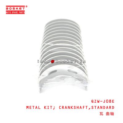 China QZW-J08E Standard Crankshaft Metal Kit for ISUZU HINO500 J08E Engine 4.6L for sale
