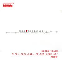 China S2308-12640 Fuel Filter Leak Off Fuel Pipe for ISUZU HINO J08E 12mm for sale
