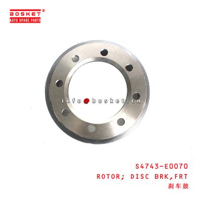 China Front Disc Brake Rotor S4743-E0070 for ISUZU HINO Trucks 320mm Diameter for sale