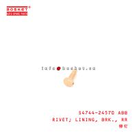 China S4744-24570 Rear Brake Lining Rivet for ISUZU HINO500 15mm Diameter for sale