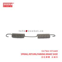 China Parking Brake Shoe Return Spring S4766-01660 for ISUZU HINO500 Trucks for sale