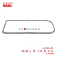 China ME034652 Oil Pan to Cylinder Block Gasket for ISUZU 6D16 Engine 15-20 Days Delivery for sale