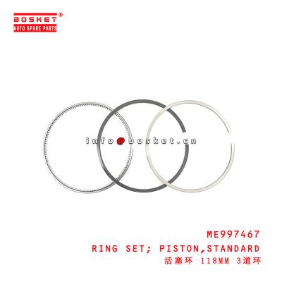 China ME997467 Standard Piston Ring Set for ISUZU 6D16 Engine 130mm Bore for sale