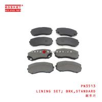 China Standard Brake Lining Set PN3513 for ISUZU Fuso Canter 200mm Truck Parts for sale