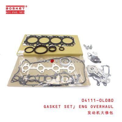 China 04111-0L080 Engine Overhaul Gasket Set for ISUZU TOYO 2KD-FTV 4-Cylinder Diesel for sale