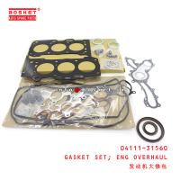 China 04111-31560 Engine Overhaul Gasket Set for ISUZU TOYO 3GR-FE 4HG1 4HK1 for sale