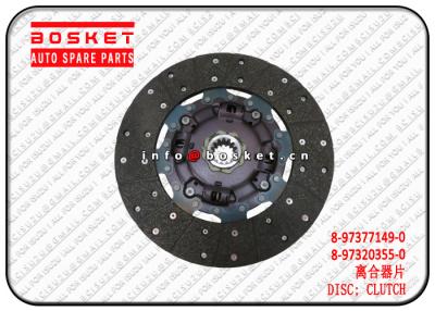 China ISUZU NKR77 4JH1T Clutch Disc 8-97377149-0 8973771490 8-97320355-0 8973203550 for sale