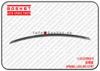 China Isuzu CXZ CYZ Front No 3 Leaf Spring 1-51133962-0 1511339620 Heavy Duty Truck Suspension for sale