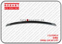 China ISUZU CXZ CYZ Front No.5 Leaf Spring 1-51135962-0 1511359620 11.2kg for sale