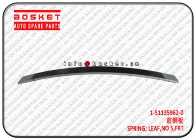 China ISUZU CXZ CYZ Front No.5 Leaf Spring 1-51135962-0 1511359620 11.2kg for sale