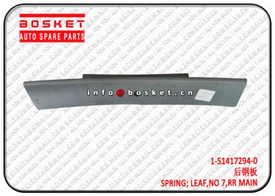 China ISUZU CXZ CYZ EXZ Rear Main No 7 Leaf Spring 1-51417294-0 1514172940 8.5kg for sale