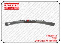 China ISUZU CYZ52 Rear Main No 4 Leaf Spring 8-98145654-0 8981456540 Heavy Duty Suspension for sale