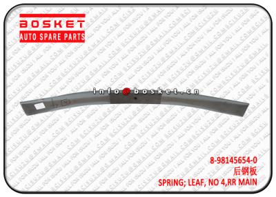 China ISUZU CYZ52 Rear Main No 4 Leaf Spring 8-98145654-0 8981456540 Heavy Duty Suspension for sale