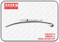 China ISUZU CYZ52 Front No 2 Leaf Spring 8-98161611-0 8981616110 for CXZ Parts for sale