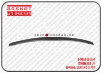 China ISUZU CYZ52 Front No 3 Leaf Spring 8-98161612-0 8981616120 Heavy Duty Suspension for sale