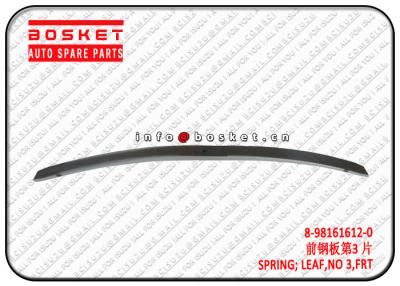 China ISUZU CYZ52 Front No 3 Leaf Spring 8-98161612-0 8981616120 Heavy Duty Suspension for sale