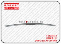 China Isuzu CYZ52 Rear No 1 Leaf Spring 8-98161621-0 8981616210 Heavy Duty Truck Suspension for sale