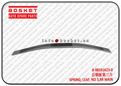 China Isuzu CYZ52 Rear Main No 3 Leaf Spring 8-98161623-0 8981616230 Heavy Duty Suspension for sale