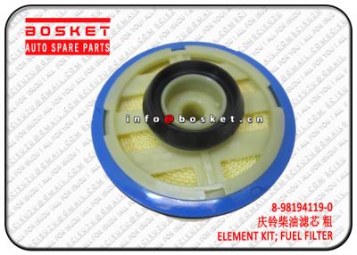 China ISUZU NKR77 4KH1 Fuel Filter Element Kit 8-98194119-0 8981941190 for sale