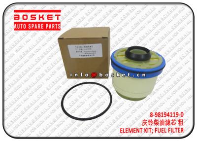 China ISUZU NKR77 4KH1 Fuel Filter Element 8-98194119-0 8981941190 for sale