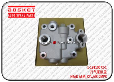 China ISUZU 1-19110072-1 1191100721 Air Compressor Cylinder Head Assembly for CYZ51 6WF1 1.44kg for sale