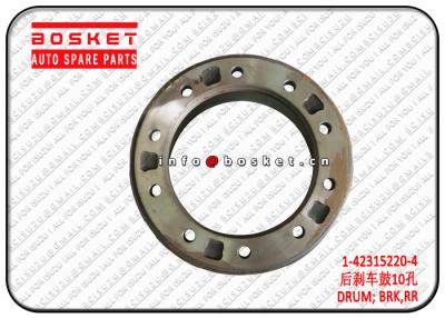 China ISUZU FTR33 6HH1 Rear Brake Drum 1-42315220-4 1423152204 45kg Heavy Duty for sale