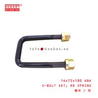 China 16x72x180 Rear Spring U-Bolt Set for ISUZU LT Heavy Duty Truck Suspension for sale