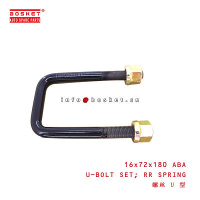 China 16x72x180 Rear Spring U-Bolt Set for ISUZU LT Heavy Duty Truck Suspension for sale
