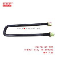 China 20x72x405 Rear Spring U-Bolt Set for ISUZU ZEVS Heavy Duty Truck for sale
