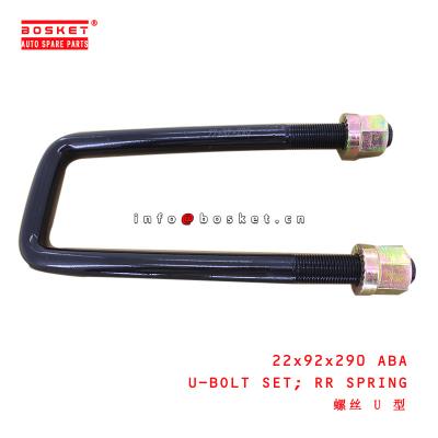 China 22x92x290 Rear Spring U-Bolt Set for ISUZU UDPD Trucks Heavy Duty for sale