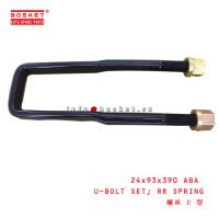 China 24x93x390 Rear Spring U-Bolt Set for ISUZU UDPD Heavy Duty Truck Suspension for sale