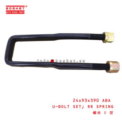 China 24x93x390 Rear Spring U-Bolt Set for ISUZU UDPD Heavy Duty Truck Suspension for sale
