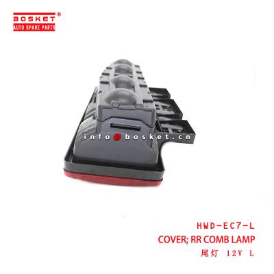 China HWD-EC7-L Rear Combination Lamp Cover for ISUZU JMC EC7 24V Truck Tail Light Housing for sale