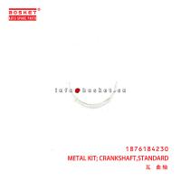 China Standard Crankshaft Metal Kit 1-87618423-0 for ISUZU 4HK1 6HK1 1876184230 for sale