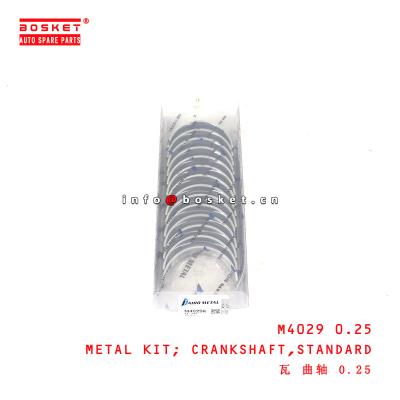 China M4029 0.25mm Standard Crankshaft Metal Kit for ISUZU 6BB1 6BD1 6BG-T UM6BD1 UM6BB1 for sale