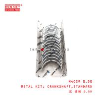 China M4029 0.50 Standard Crankshaft Metal Kit for ISUZU 6BB1 6BD1 6BG-T UM6BD1 UM6BB1 for sale