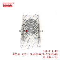 China M4547 0.25mm Standard Crankshaft Metal Kit for ISUZU NPR66 4HF1 4HG1 4HK1 Engines for sale