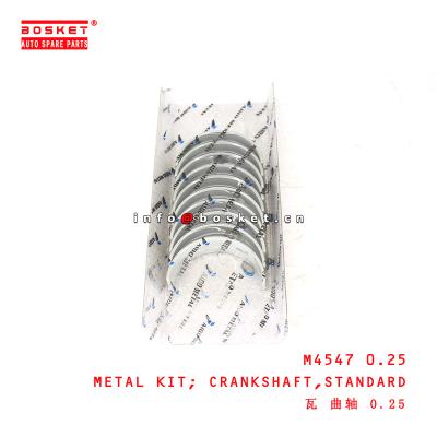 China M4547 0.25mm Standard Crankshaft Metal Kit for ISUZU NPR66 4HF1 4HG1 4HK1 Engines for sale