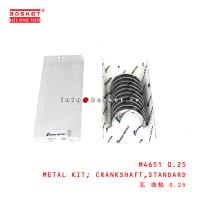 China M4651 0.25 Standard Crankshaft Metal Kit for ISUZU 4JB1 Engine for sale