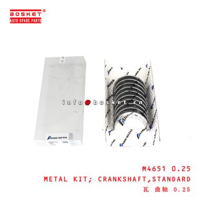China M4651 0.25 Standard Crankshaft Metal Kit for ISUZU 4JB1 Engine for sale