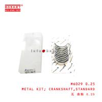 China M6029 0.25mm Standard Crankshaft Metal Kit for ISUZU MITSUBISHI 4D34 4D34T Engine for sale