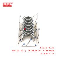 China R4036 0.25 Standard Connecting Rod Metal Set for ISUZU D500 6BB1 6BD1 6BF1 6BG1 for sale