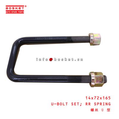 China 14x72x165 Rear Spring U-Bolt Set for ISUZU VANGUARD Heavy Duty Truck Suspension for sale