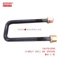 China 16x72x200 Rear Spring U-Bolt Set for ISUZU VANGUARD Heavy Duty Truck Suspension for sale