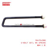 China 18x72x380 Rear Spring U-Bolt Set for ISUZU VANGUARD Heavy Duty Truck Suspension for sale