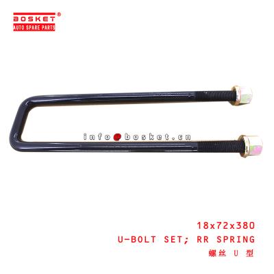 China 18x72x380 Rear Spring U-Bolt Set for ISUZU VANGUARD Heavy Duty Truck Suspension for sale